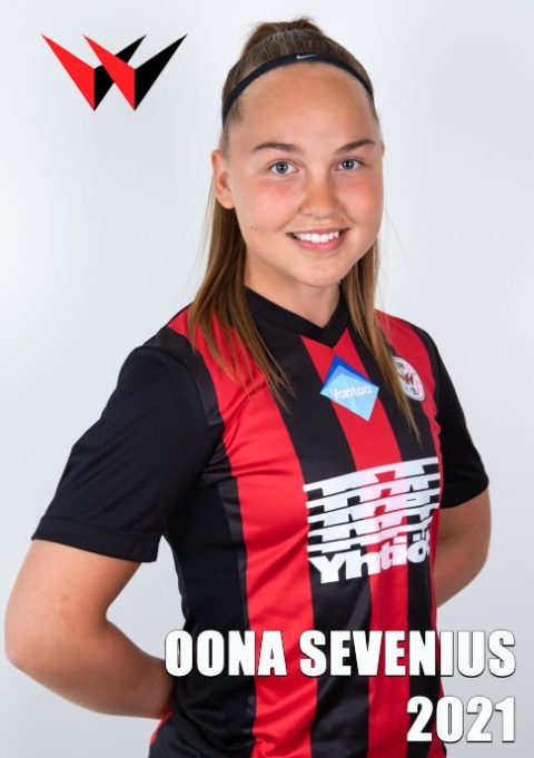 Oona Sevenius jatkaa Punamustissa | PK-35 Vantaa